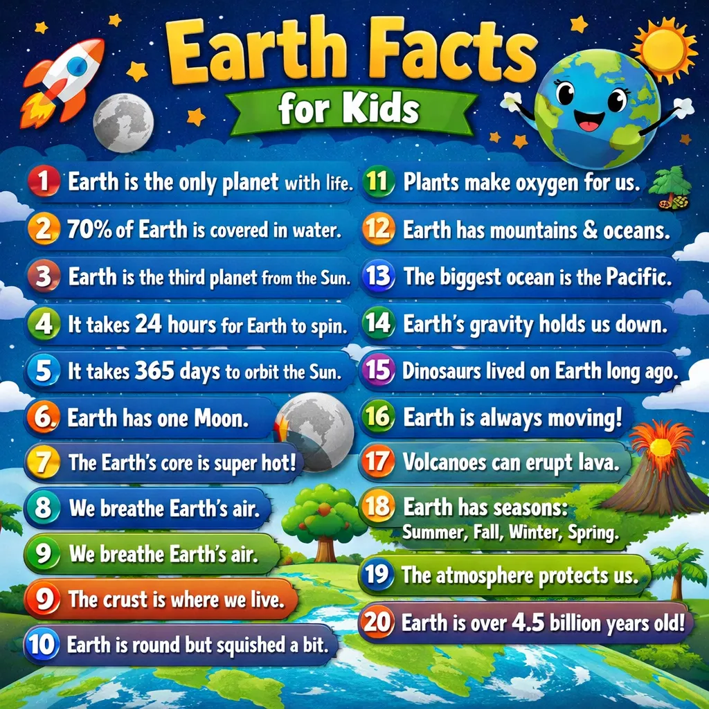 119+ Exciting Earth Day Facts for Kids to Explore (2026)