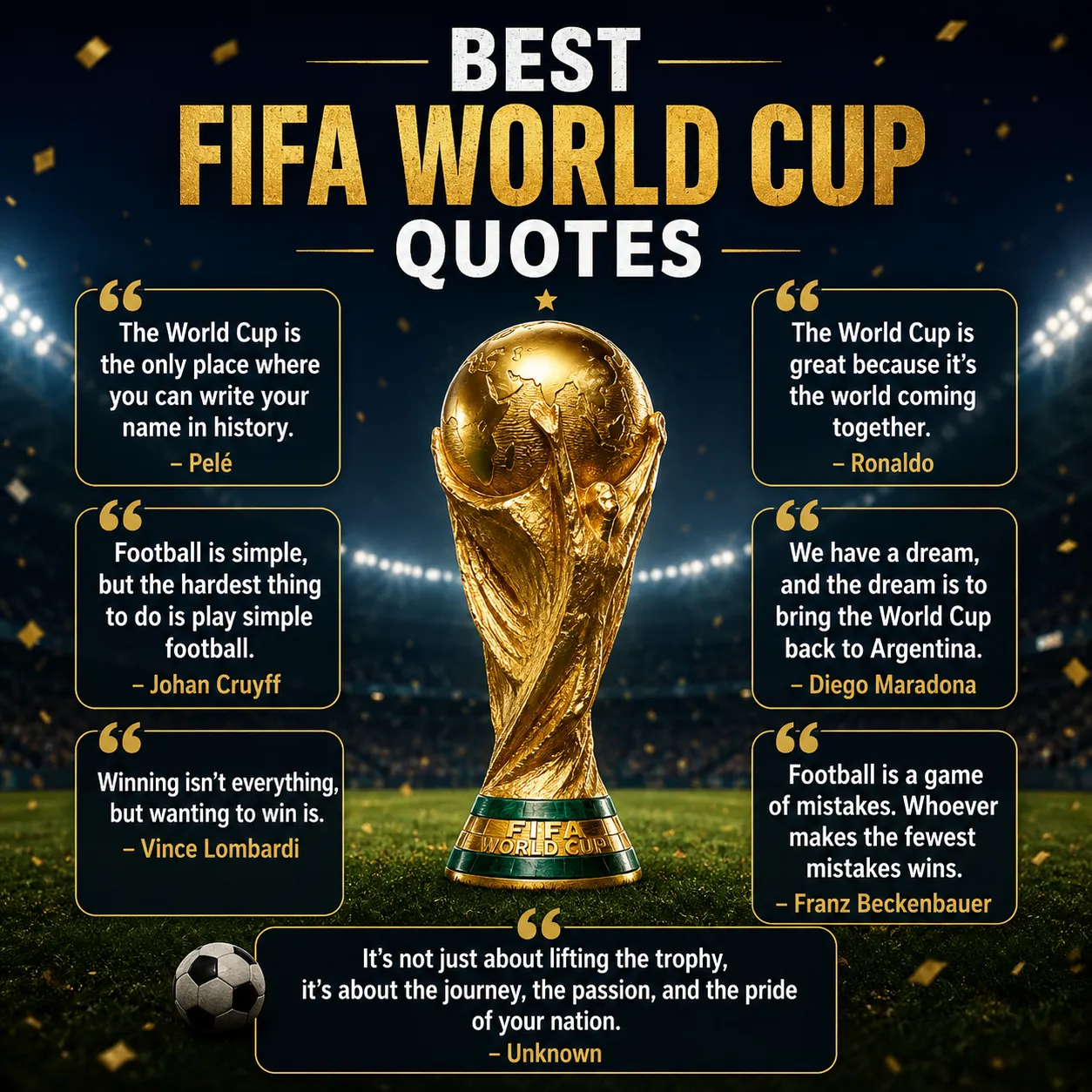123+ Best FIFA World Cup Quotes to Inspire Every Football Fan (2026)